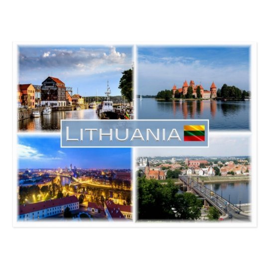LT Lithuania - Postcard | Zazzle.com