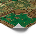 LttP Dark World Map Poster | Zazzle