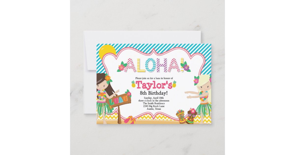 Luau Invitation | Zazzle