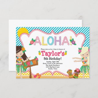 Luau Invitation | Zazzle