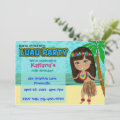 Luau Party Custom Invitation | Zazzle