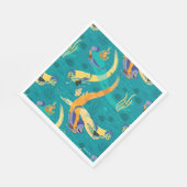 Luca | Alberto & Luca Swim With Fish Pattern Napkins | Zazzle