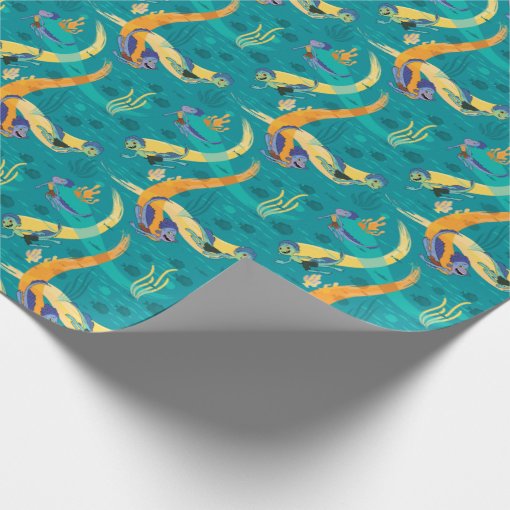 Luca | Alberto & Luca Swim With Fish Pattern Wrapping Paper | Zazzle