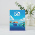 Luca | Human & Sea Monster Luca Theatrical Poster Postcard | Zazzle