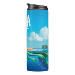 Luca | Human & Sea Monster Luca Theatrical Poster Thermal Tumbler | Zazzle