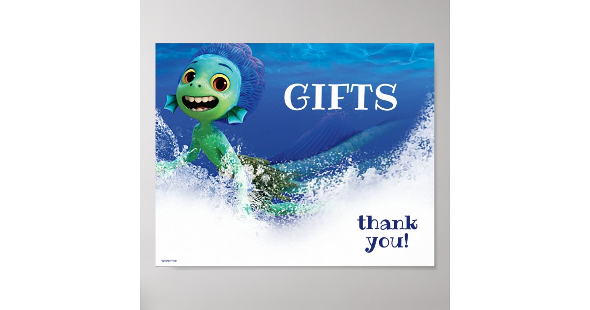 Luca Pool Swim Party Birthday Poster | Zazzle