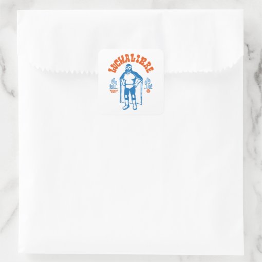 LUCHA LIBRE#127 SQUARE STICKER | Zazzle LUCHA LIBRE#127 SQUARE STICKER | Zazzle
