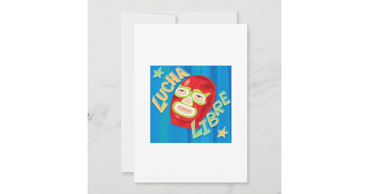 Lucha Libre Invitation | Zazzle