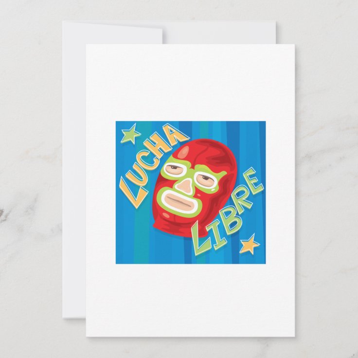 Lucha Libre Invitation | Zazzle