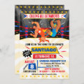 Lucha Libre Mexican Wrestling Birthday Invitation | Zazzle