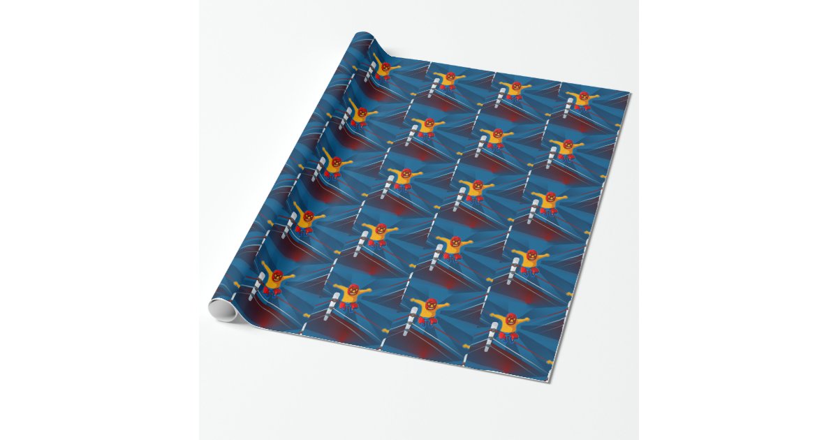 luchador wrapping paper | Zazzle