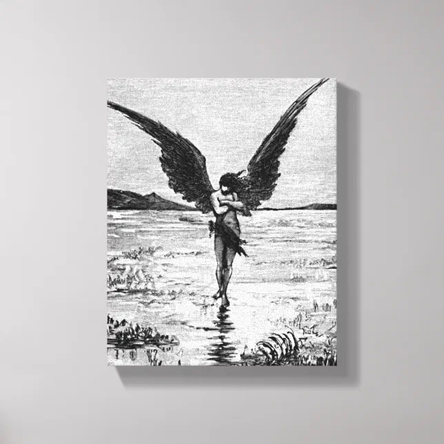 angel and devil artwork