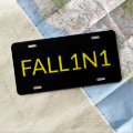 Lucifer FALL1N1 License Vanity Plate | Zazzle