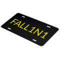 Lucifer FALL1N1 License Vanity Plate | Zazzle
