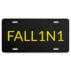 Lucifer FALL1N1 License Vanity Plate | Zazzle