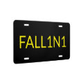 Lucifer FALL1N1 License Vanity Plate | Zazzle