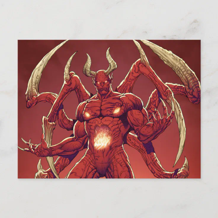 Lucifer the Devil, the Prince of Darkness, Satan Postcard | Zazzle