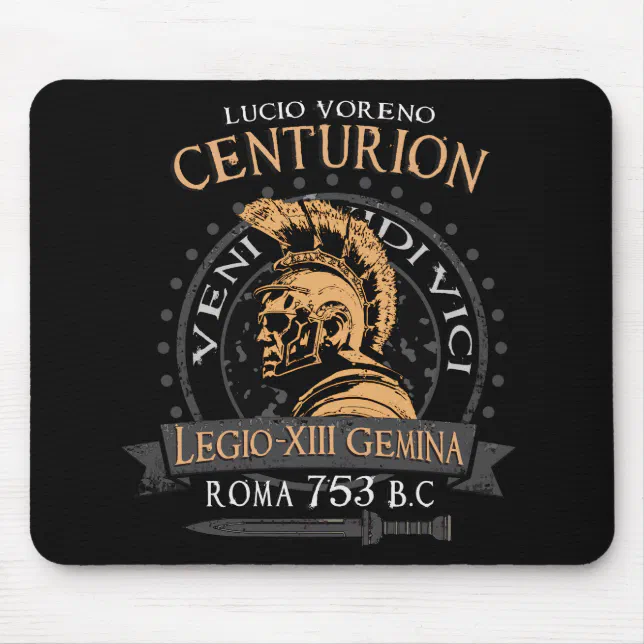 Lucio Voreno The greatest Roman Centurions Mouse Pad | Zazzle