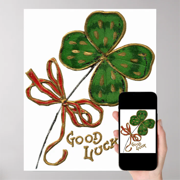 Luck O The Irish St. Patrick's Day Poster | Zazzle
