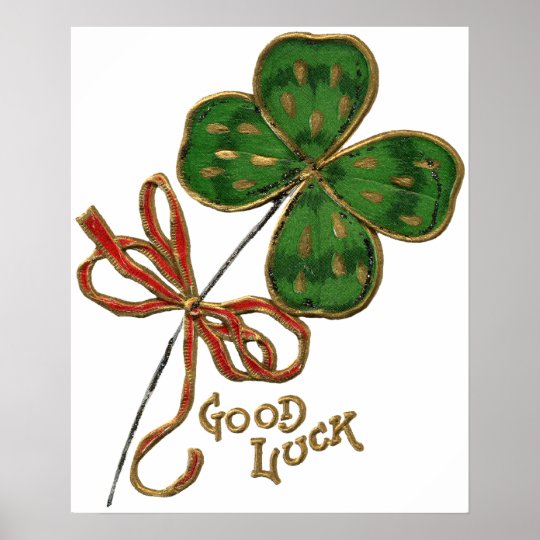 Luck O The Irish St. Patrick's Day Poster | Zazzle.com