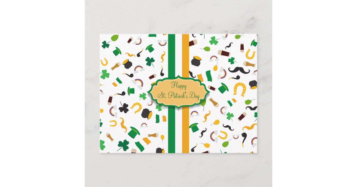 Luck of the Irish- St. Patrick's day irish items Postcard | Zazzle