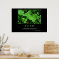 Luck Poster | Zazzle