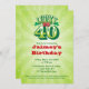 Lucky 40 - Custom Birthday Party Invitation | Zazzle