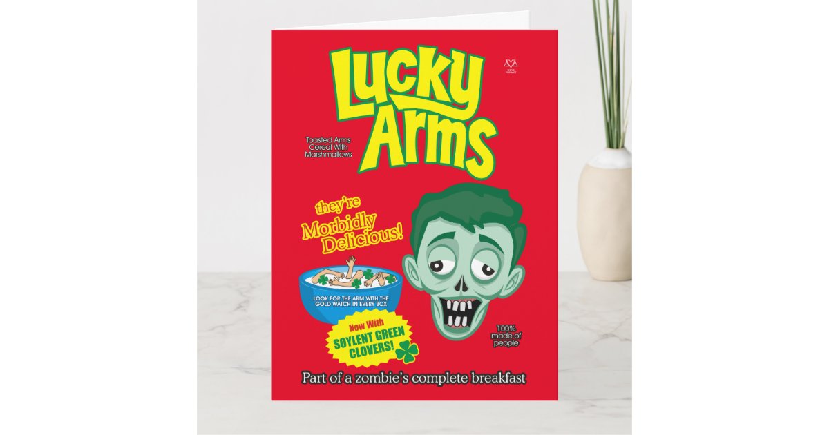 Lucky Arms Card | Zazzle