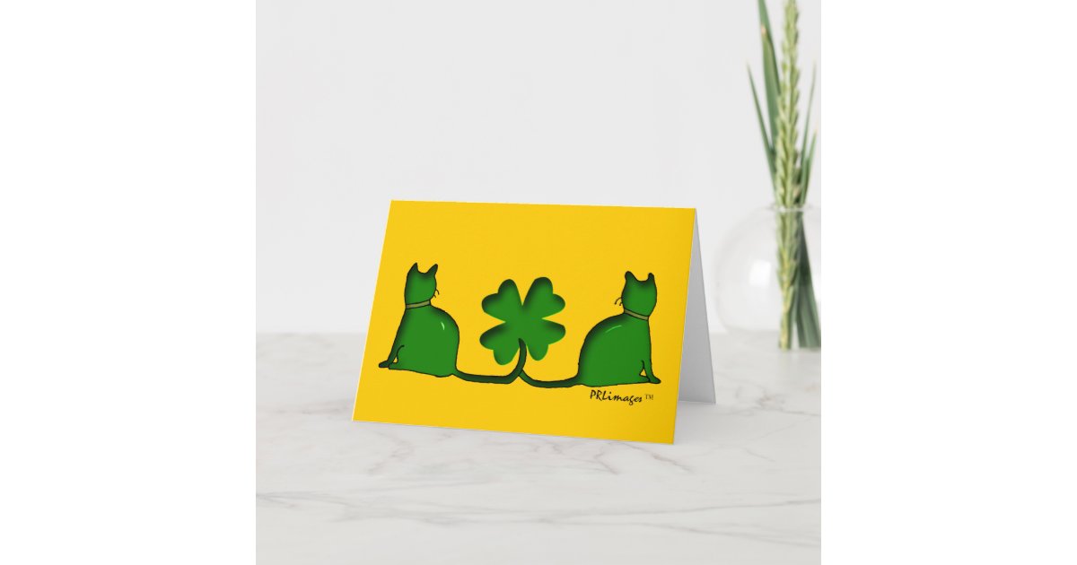 Lucky Cats Card | Zazzle