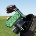 Lucky Clover Green Personalized Golf Putter Cover | Zazzle