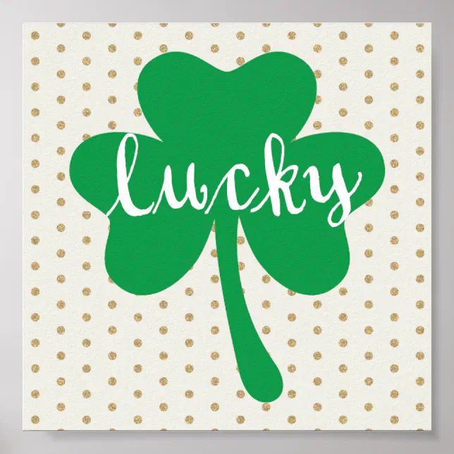 Lucky Clover Poster | Zazzle