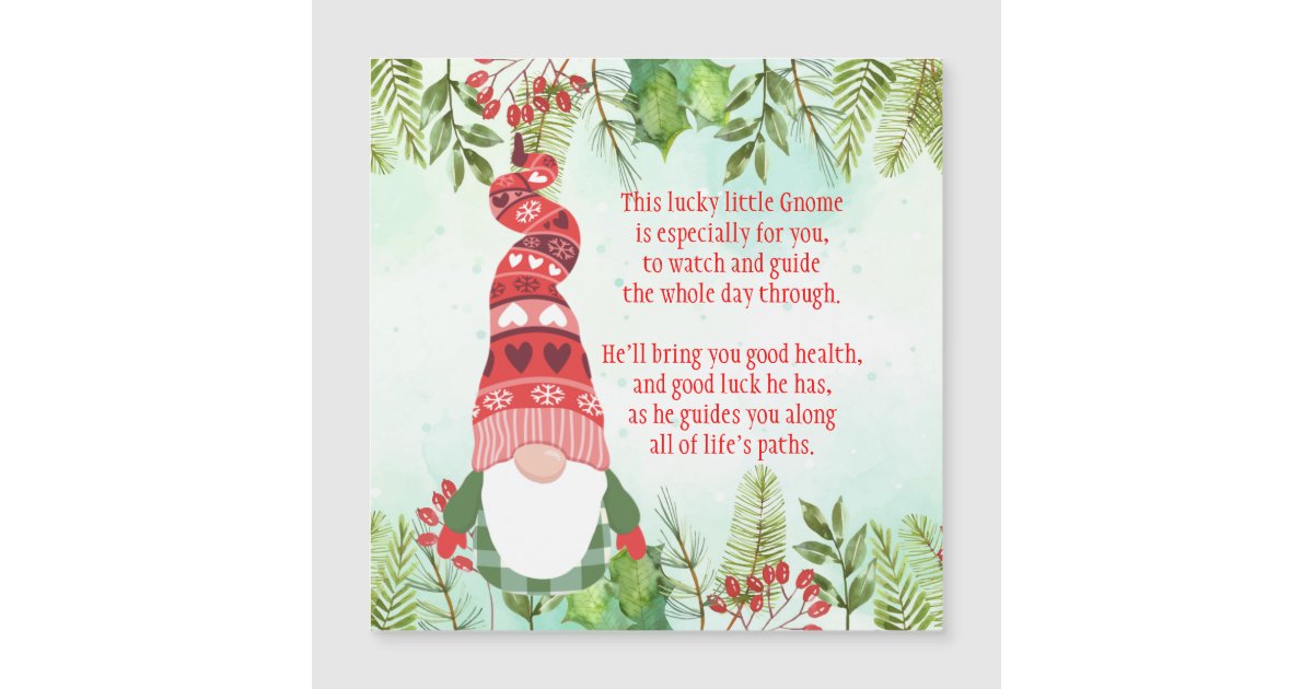 Lucky Gnome This lucky little Gnome Jigsaw Puzzle | Zazzle