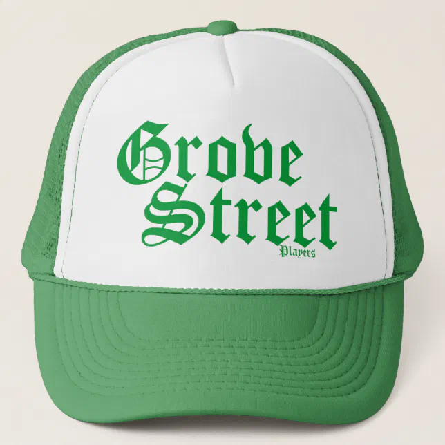 Lucky Green Grove Street Trucker Hat | Zazzle