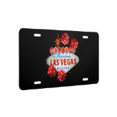 Lucky Las Vegas Custom License Plate | Zazzle