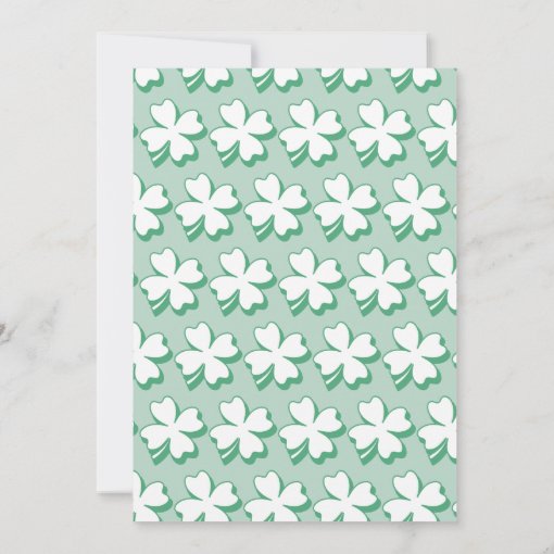 Lucky Little Shamrock Baby Shower Invitation | Zazzle