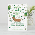 Lucky One March First Birthday Invitation | Zazzle