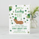 Lucky One March First Birthday Invitation | Zazzle