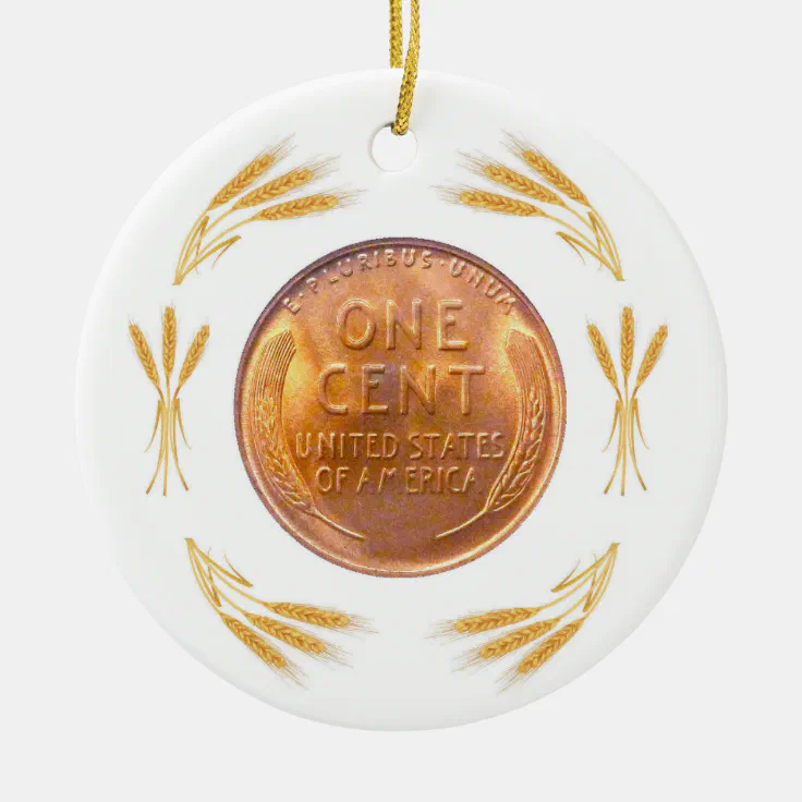 Lucky Penny Ceramic Ornament | Zazzle