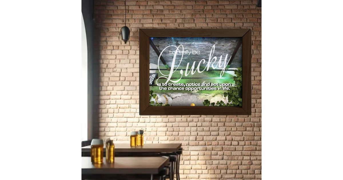 Lucky Poster – Abstract Blarney Stone Wall Art | Zazzle