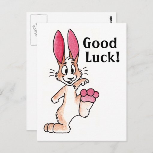 Lucky Rabbit Postcard | Zazzle