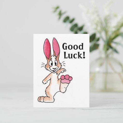 Lucky Rabbit Postcard | Zazzle
