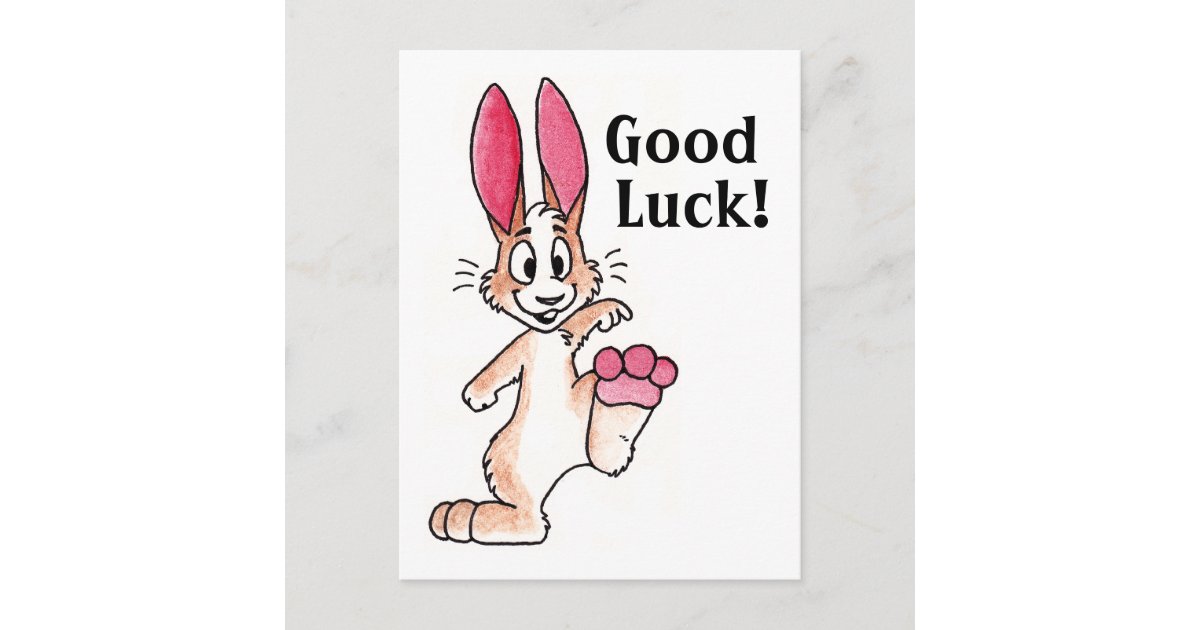 Lucky Rabbit Postcard | Zazzle