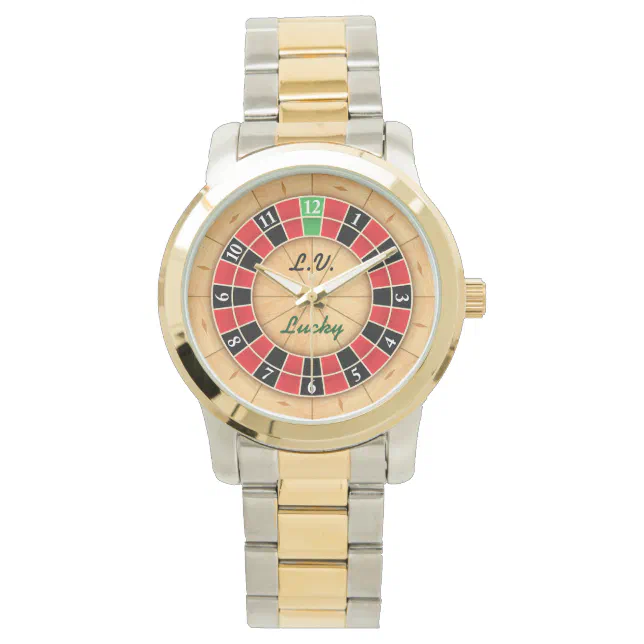 Lucky Roulette Watch | Zazzle