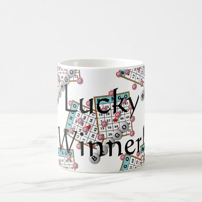 Lucky Winner Bingo Theme Magic Mug | Zazzle.com