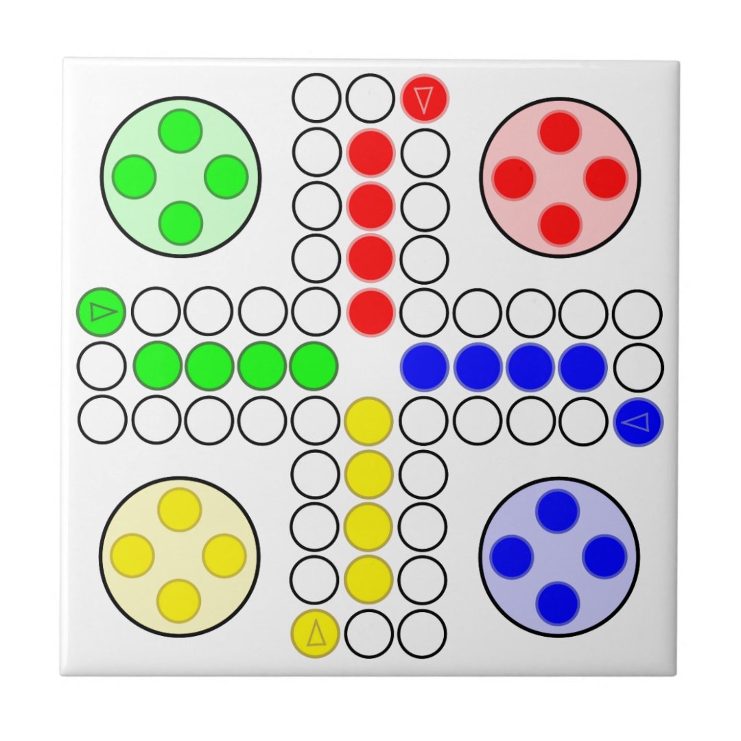Ludo Classic Board Game Tile | Zazzle