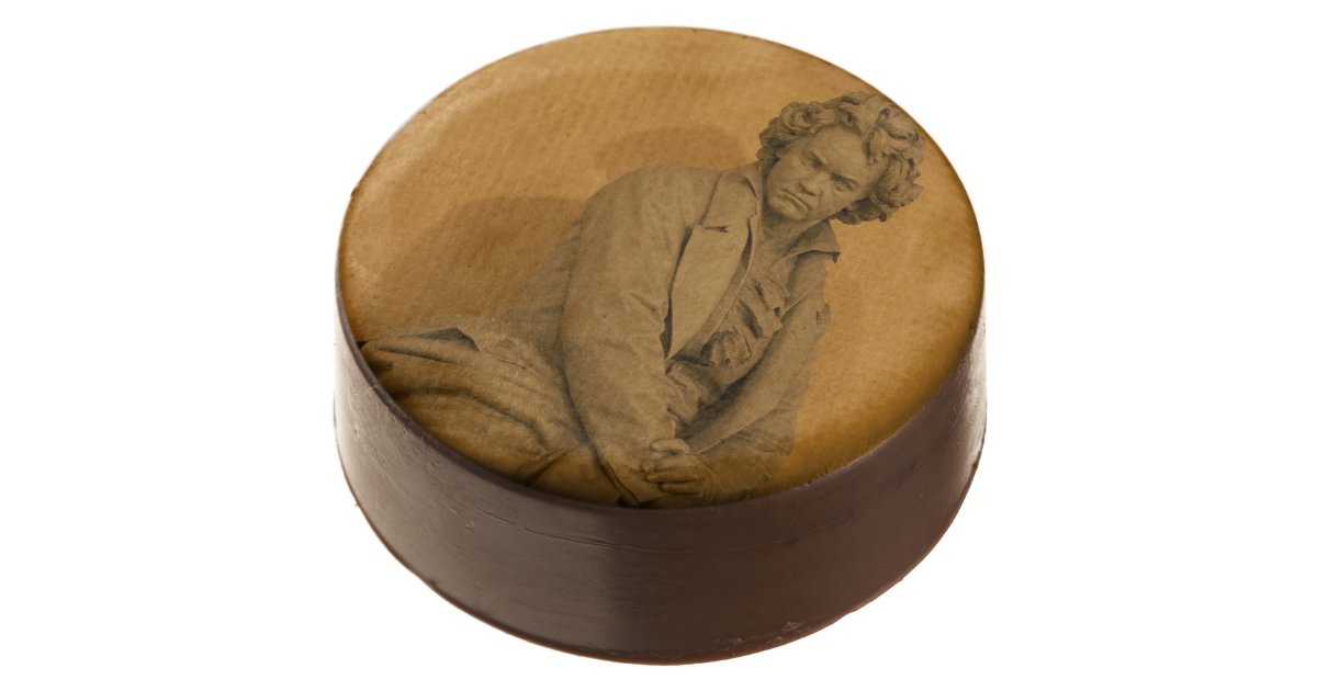 Ludwig Van Beethoven Chocolate Dipped Oreo | Zazzle