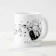 Ludwig van Beethoven Portrait and Bust With Notes Giant Coffee Mug | Zazzle