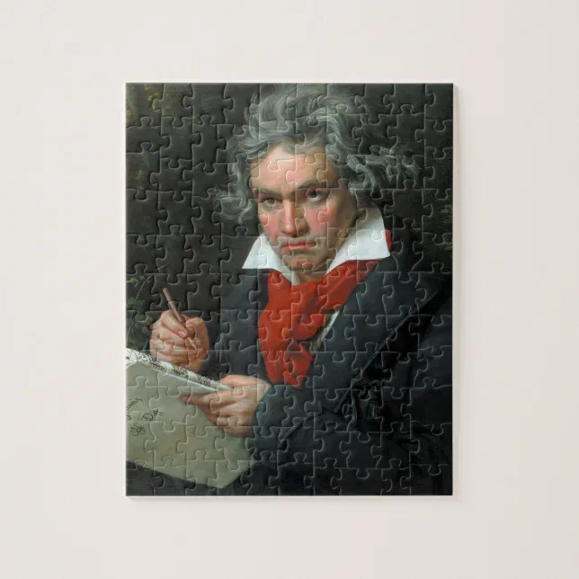 Ludwig van Beethoven Portrait Jigsaw Puzzle | Zazzle