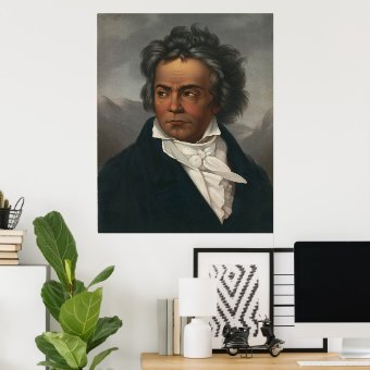 Ludwig van Beethoven Poster | Zazzle