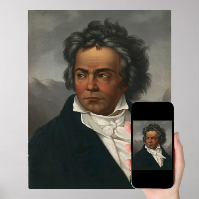 Ludwig van Beethoven Poster | Zazzle